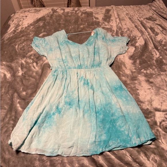 ANDREE BY UNIT | Dresses | Andree By Unit Sky Blue Tiedye Mini Dress ...